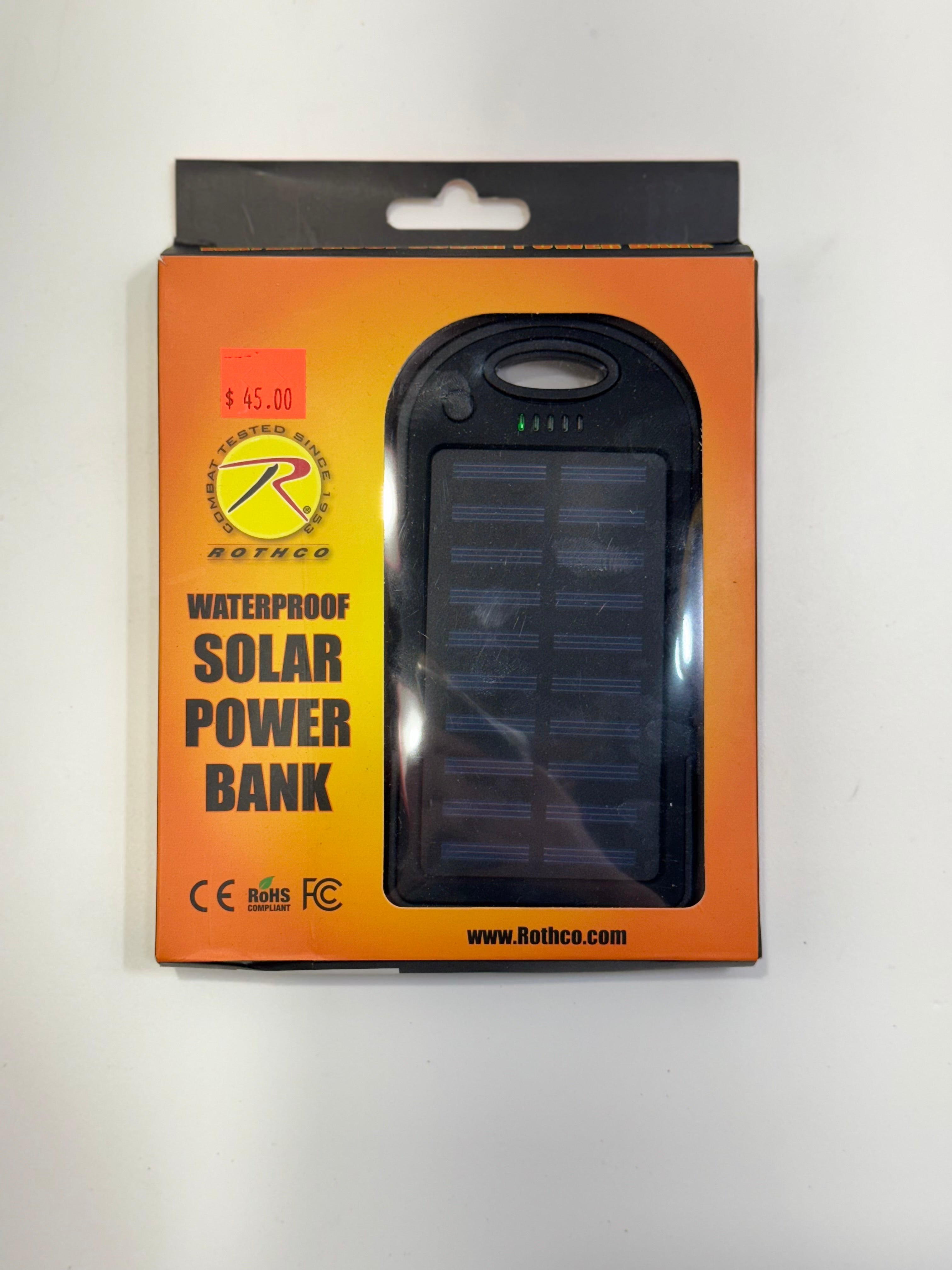 Waterproof Solar power bank – Military Surplus-R-US